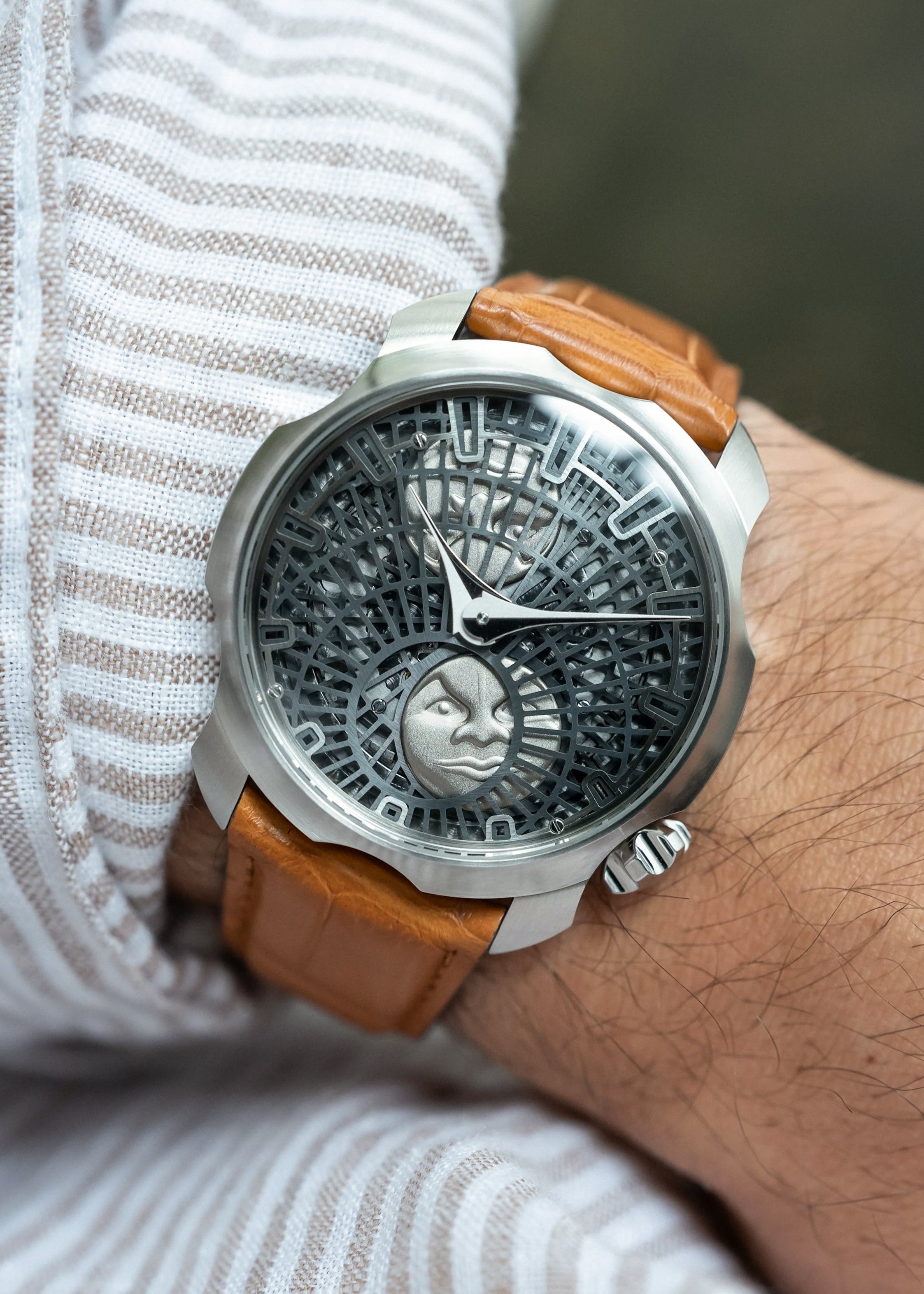 SARPANEVA "Supermoon" on Leather Strap - 12 Piece Special Edition (Pre ...